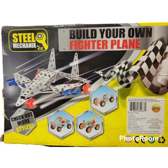 Toys | Build Your Own Fighter Plane Ck Steel Mechanix 121 Pc Plus Tolls ...